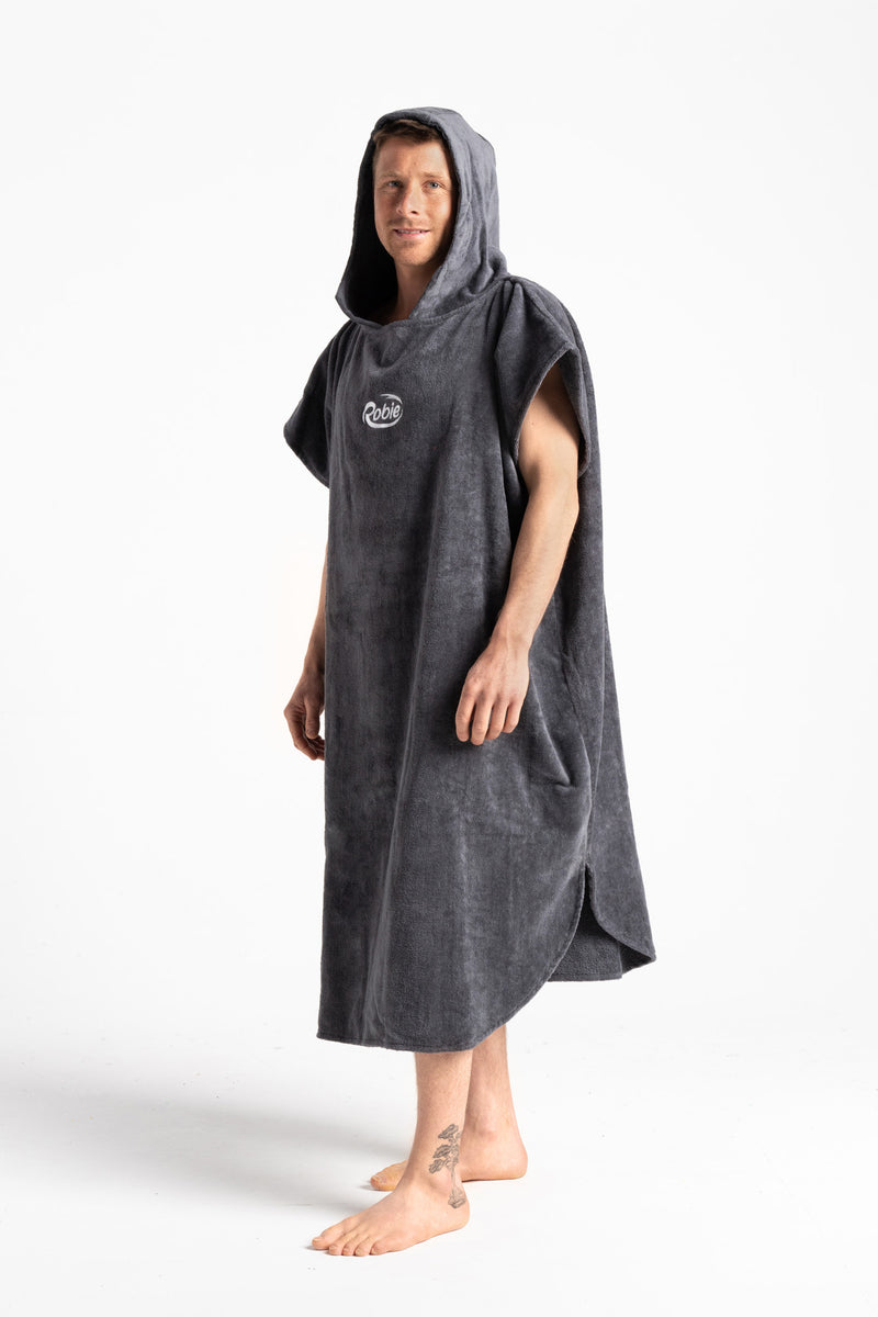 Robie Original-Series Changing Robe - Steel Grey – Robie Robes